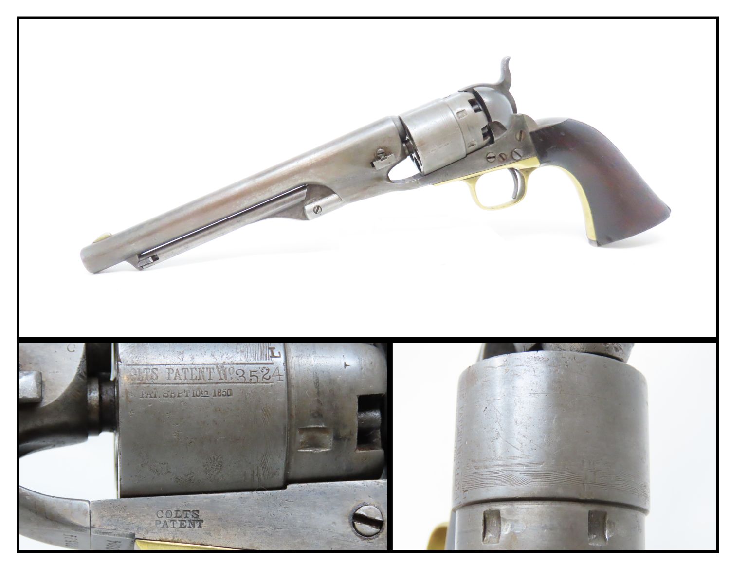 Colt Model 1860 Army Revolver 5.18.21 C&R Antique 001 | Ancestry Guns