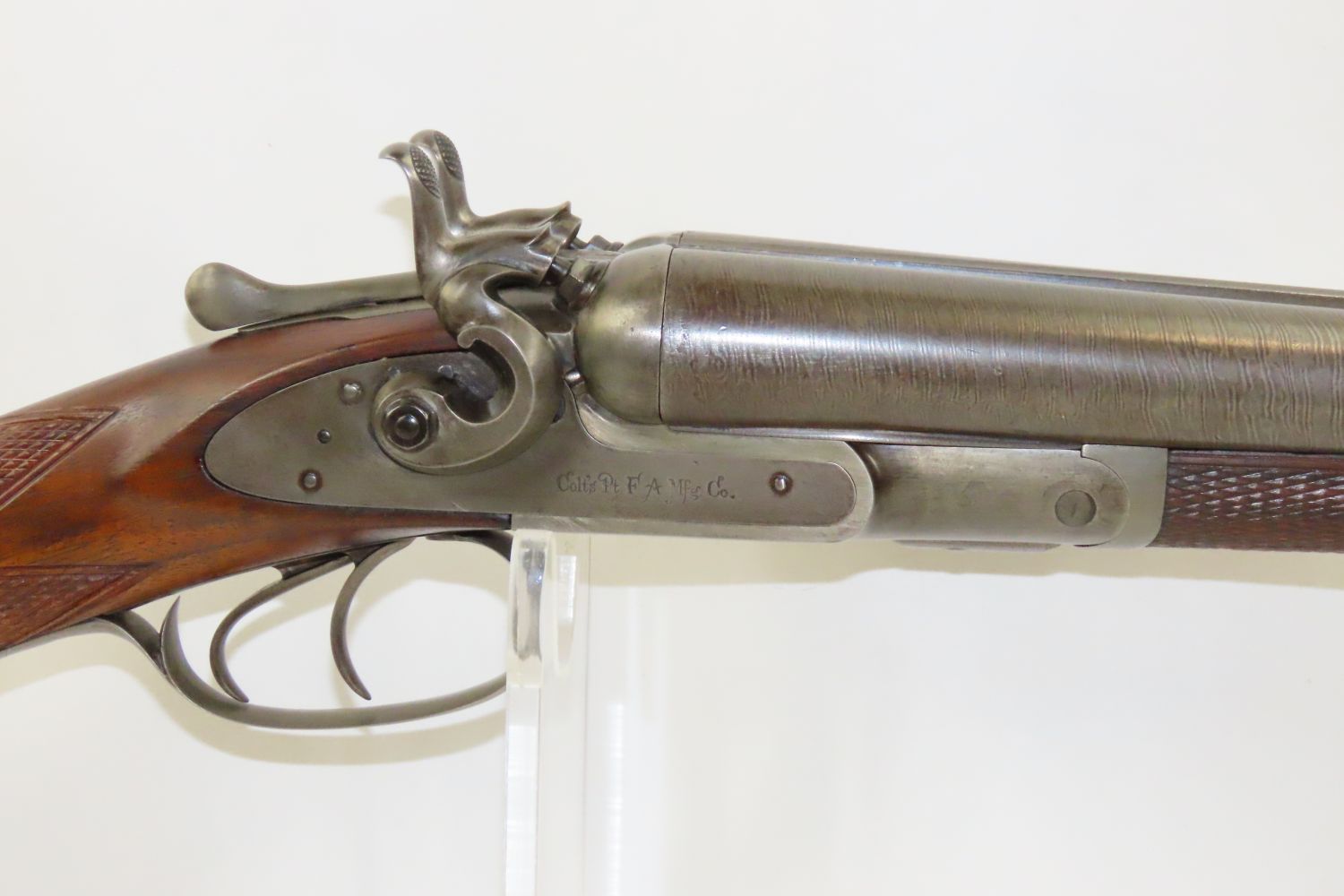 Colt Model 1878 Double Barrel Hammer Shotgun 6.08.21 C&R Antique 017 ...