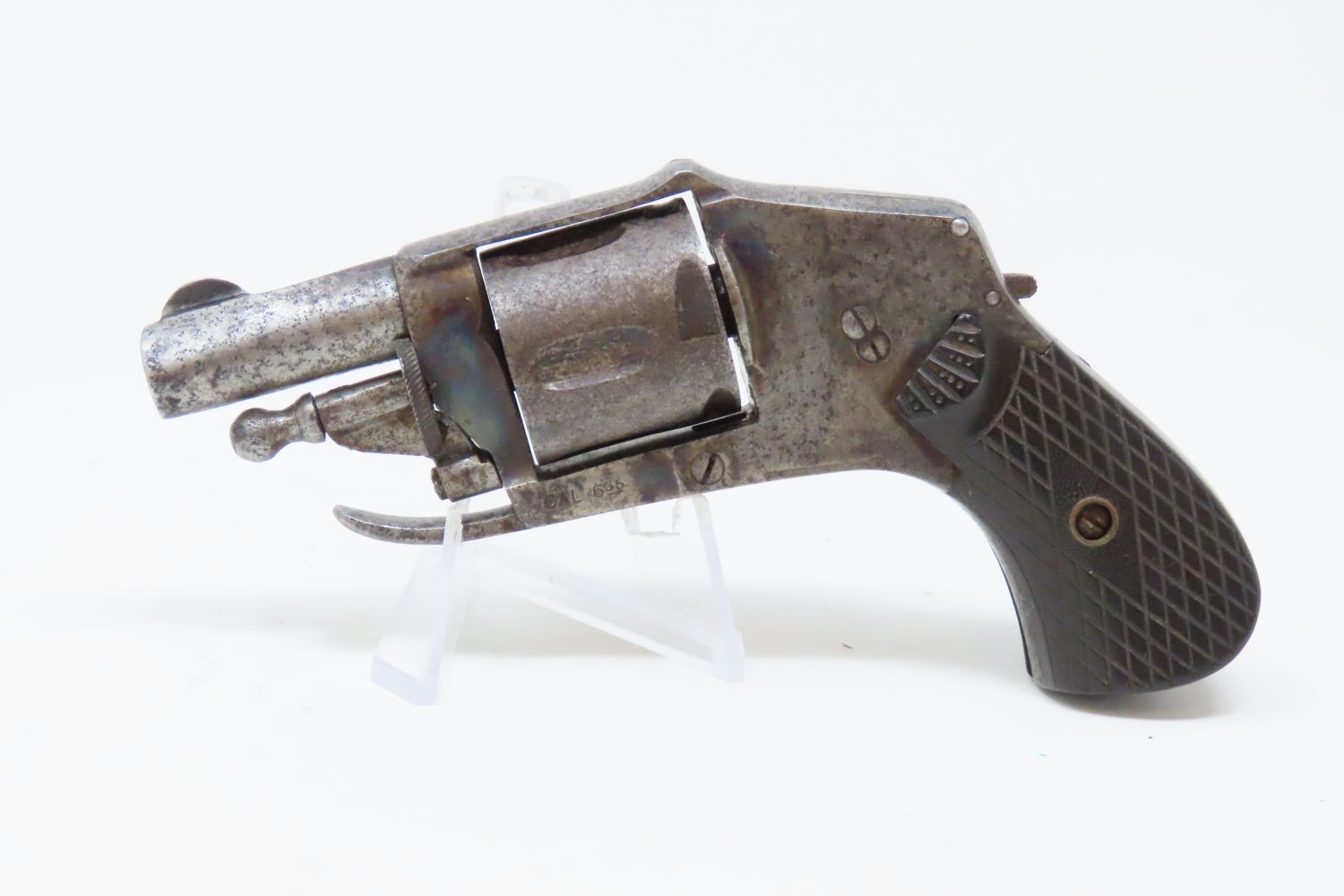 European Double Action Folding Trigger Revolver 6.28.21 C&R Antique 002 ...