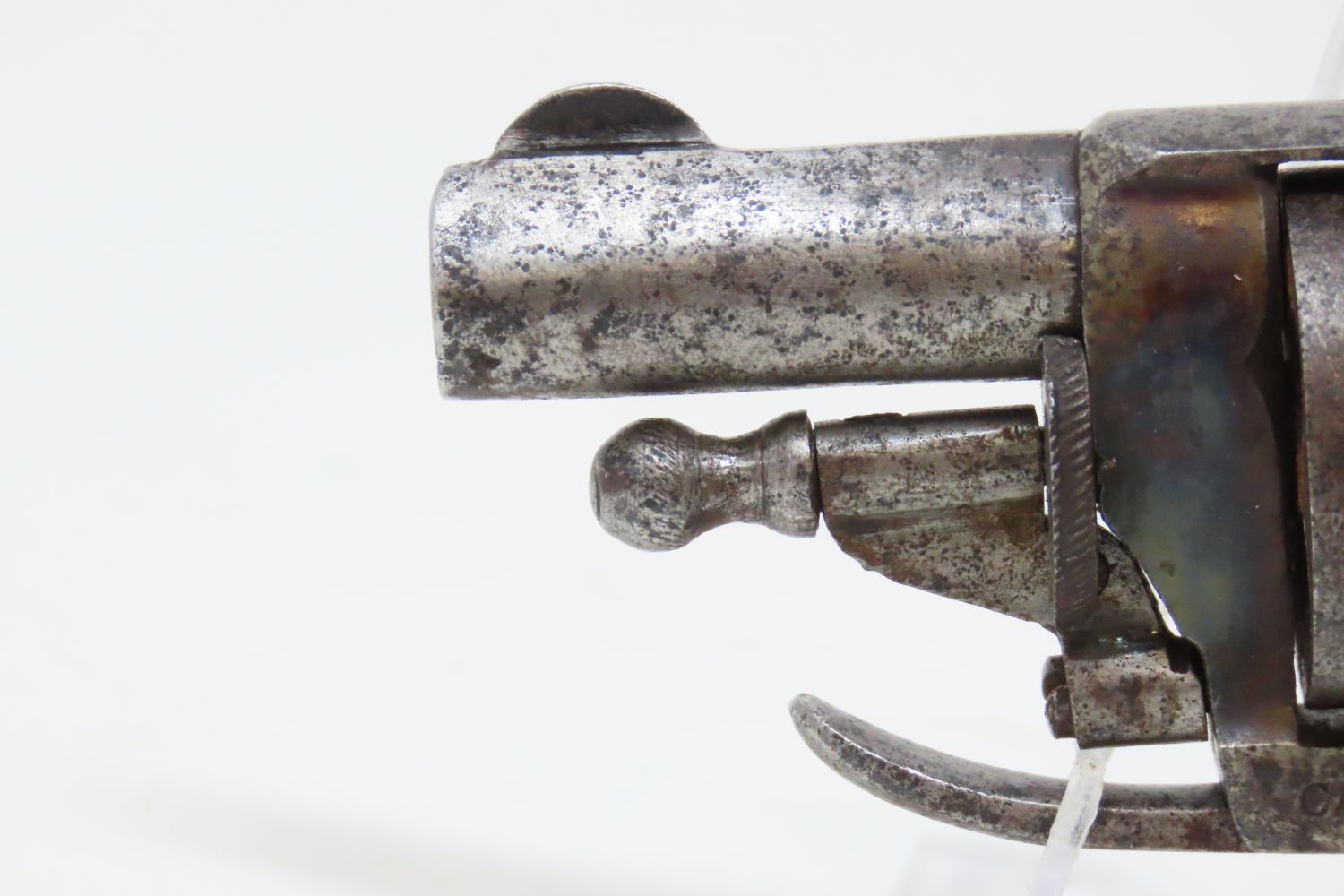 European Double Action Folding Trigger Revolver 6.28.21 C&R Antique 005 ...