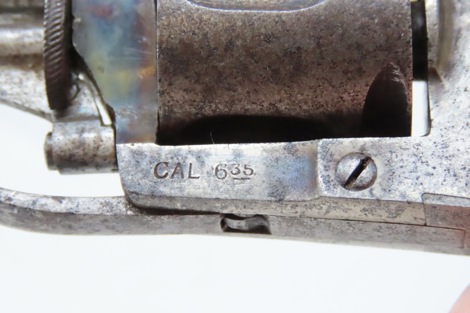 European Double Action Folding Trigger Revolver 6.28.21 C&R Antique 013 ...