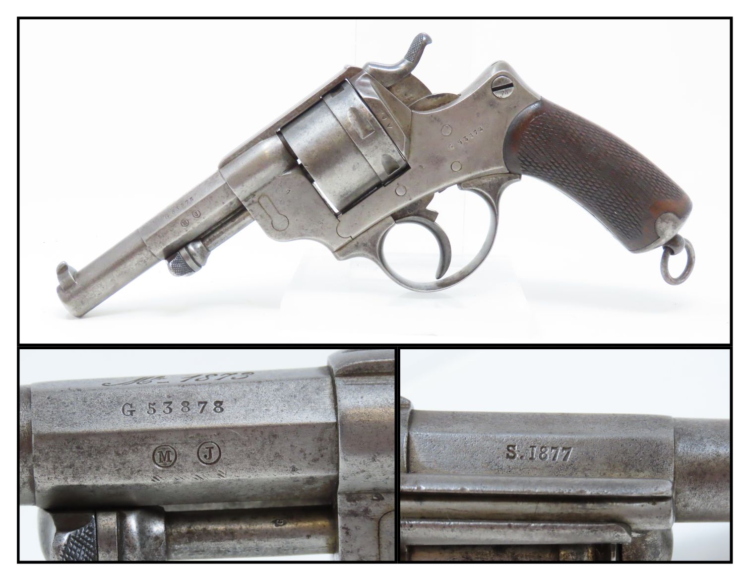 French St. Etienne Model 1873 Revolver 5.3.21 C&R Antique 001 ...