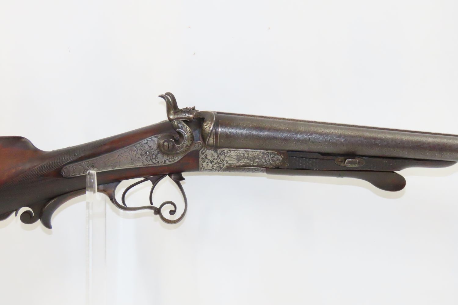 German Double Barrel Hammer Shotgun 6.08.21 C&R Antique 014 | Ancestry Guns