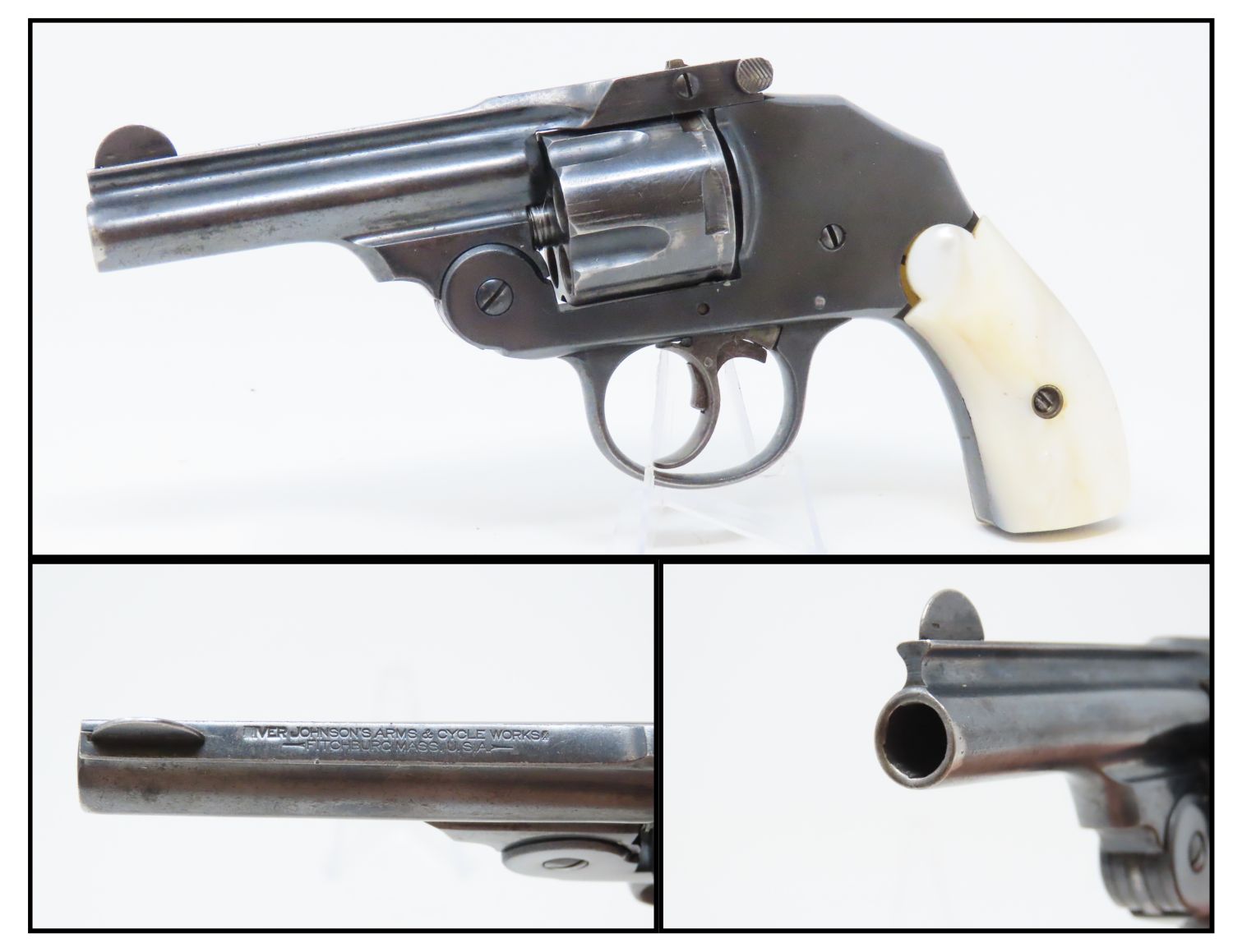 Iver Johnson Safety Hammerless Automatic Double Acction Revolver with ...