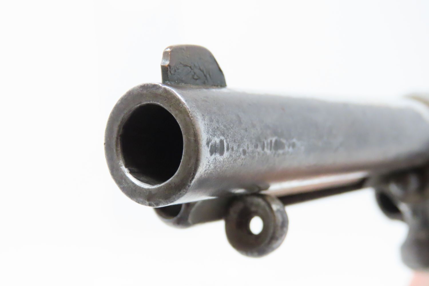 Nickel Plated Colt Black Powder Frame Single Action Army Revolver 5.18. ...