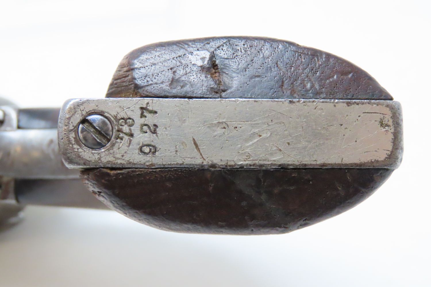 Nickel Plated Colt Black Powder Frame Single Action Army Revolver 5.18. ...