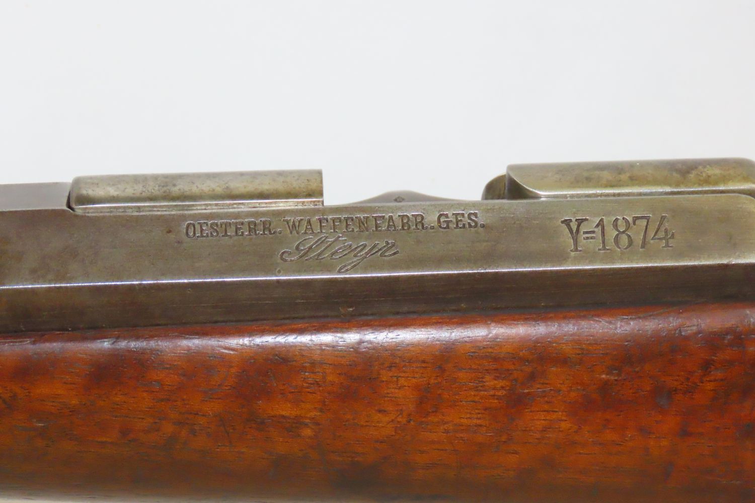 Steyr Greek Contract Model 1874 Carbine 4.8.21 C&R Antique 016 ...
