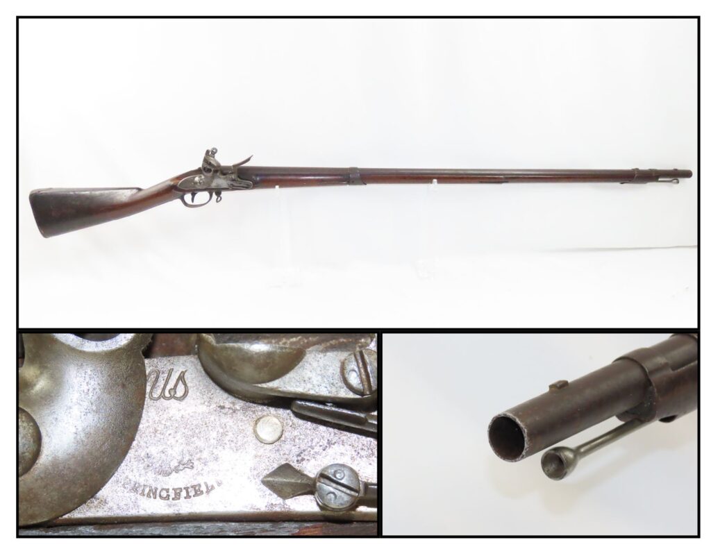 U.S. Springfield Model 1795 Flintlock Musket 4.15.21 C&R Antique 001 ...