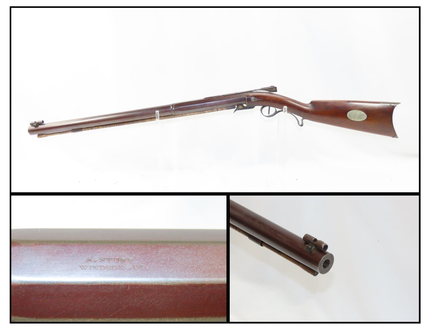Asa Story Underhammer Rifle 7.9.21 C&R Antique 001 | Ancestry Guns