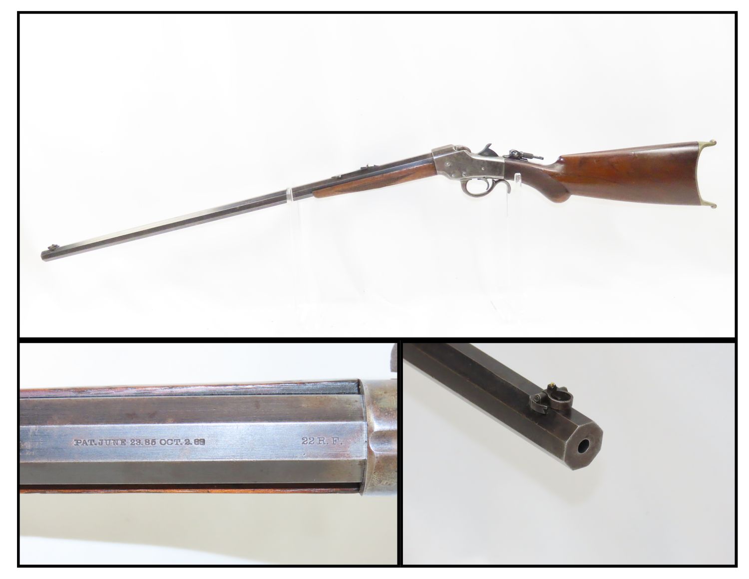 Hopkins & Allen Falling Block Rifle 6.04.21 C&R Antique 001 | Ancestry Guns