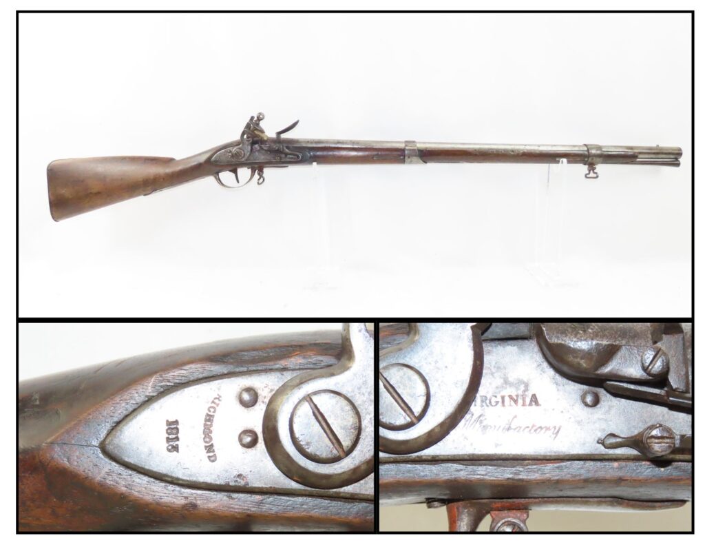 Short Virginia Manufactory Second Model Flintlock Musket 6.03.21 C&R ...