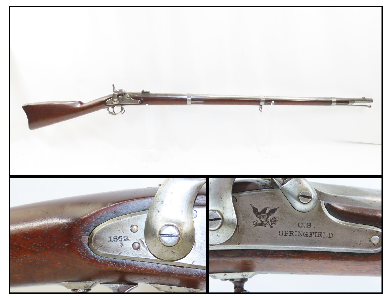 Springfield Model 1861 Rifle Musket 6.07.21 C&R Antique 001 | Ancestry Guns