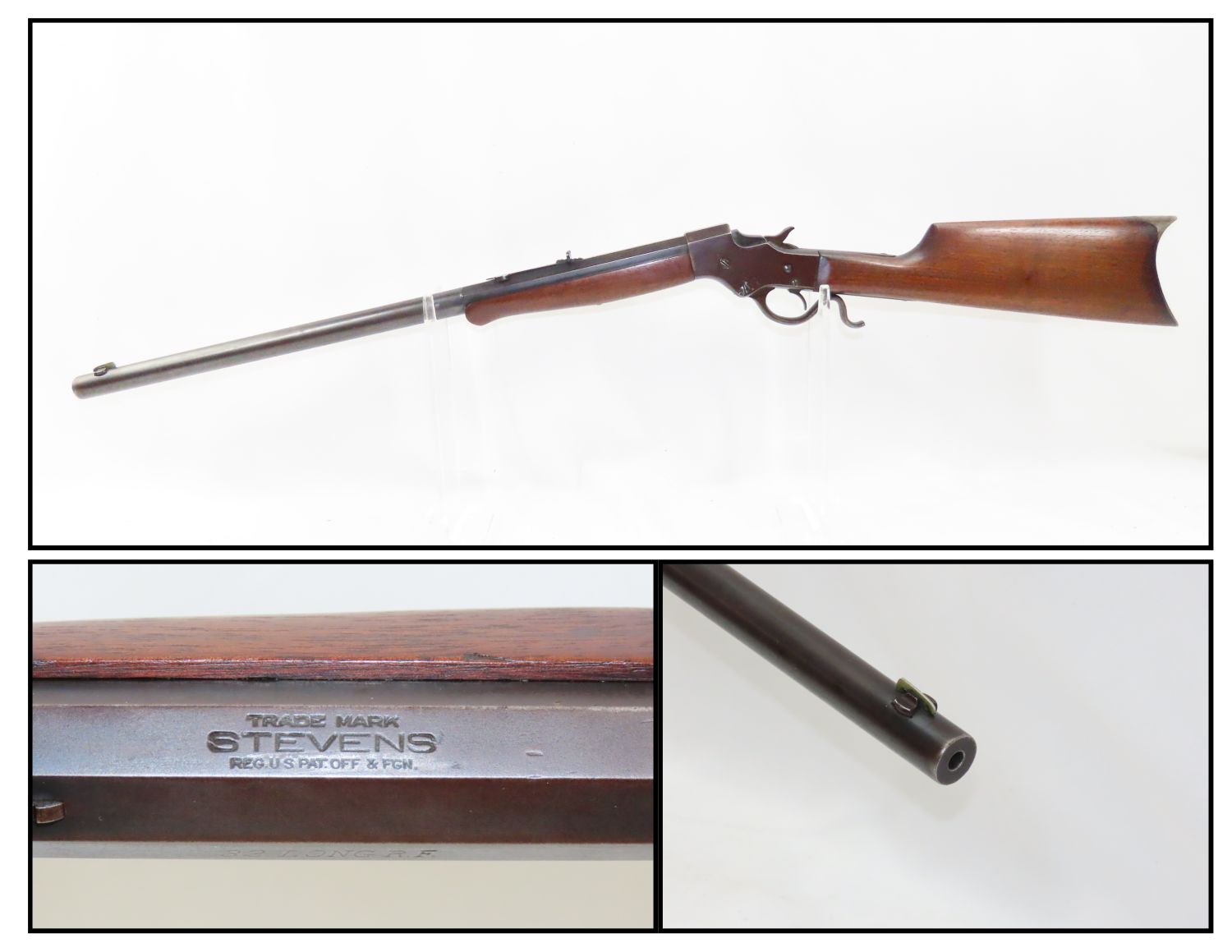 Stevens No. 44 Falling Block Rifle 8.12.21 C&R Antique 001 | Ancestry Guns