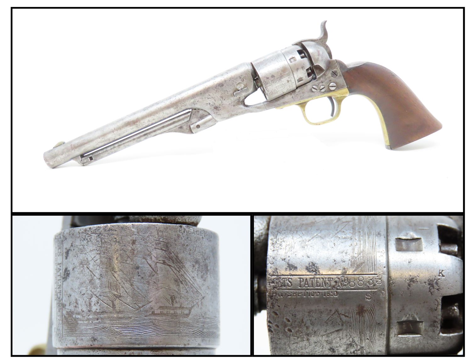 Colt Model 1860 Army Revolver 7.19.21 C&R Antique 001 | Ancestry Guns