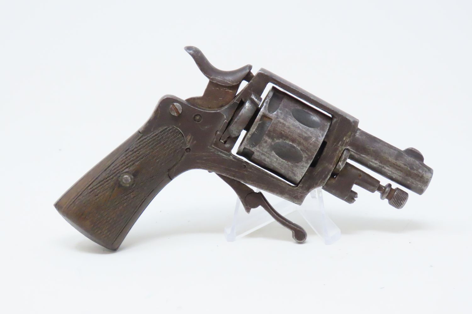 European Double Action Folding Trigger Revolver 6.28.21 C&R Antique 014 ...
