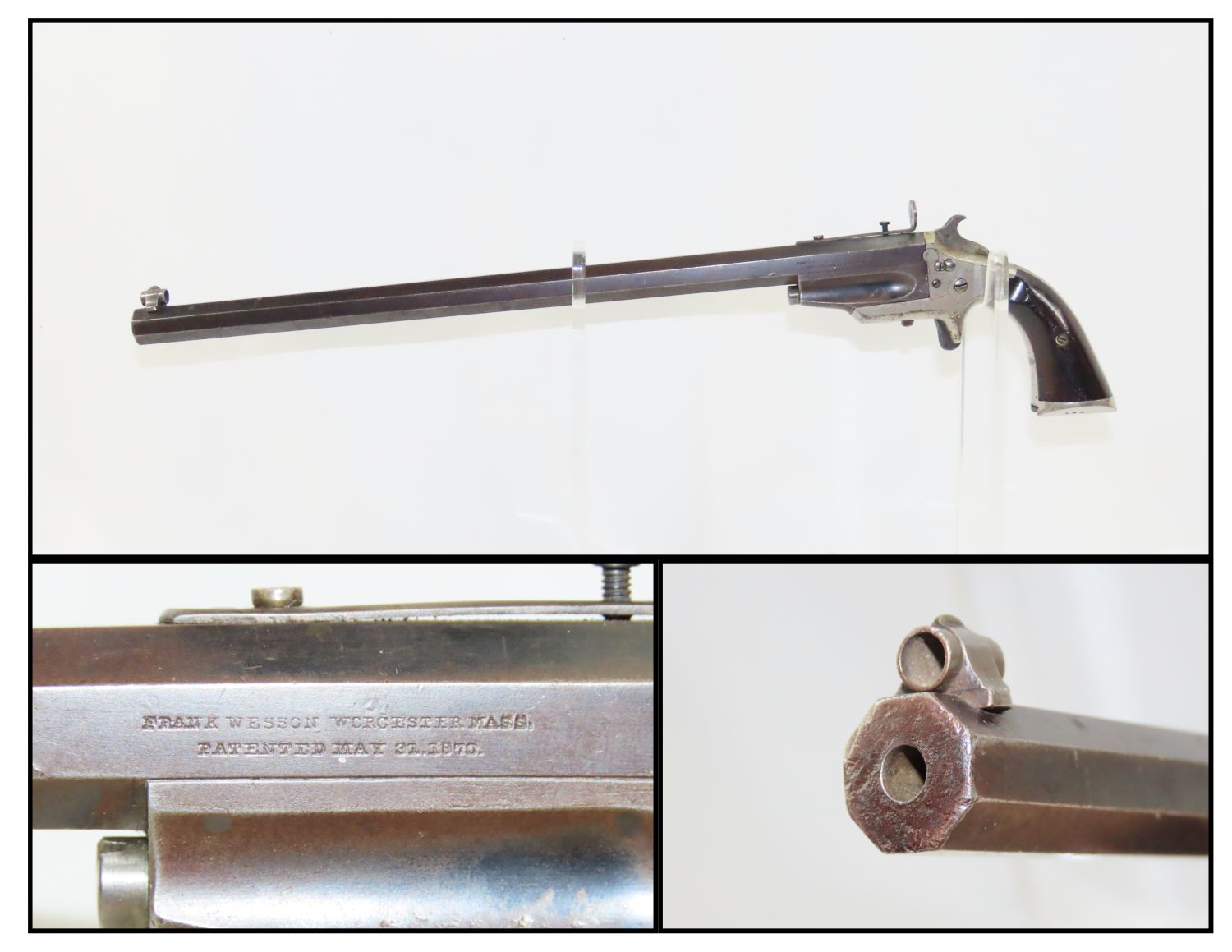 Frank Wesson Model 1870 Medium Frame Pocket Rifle 6.09.21 C&R Antique ...