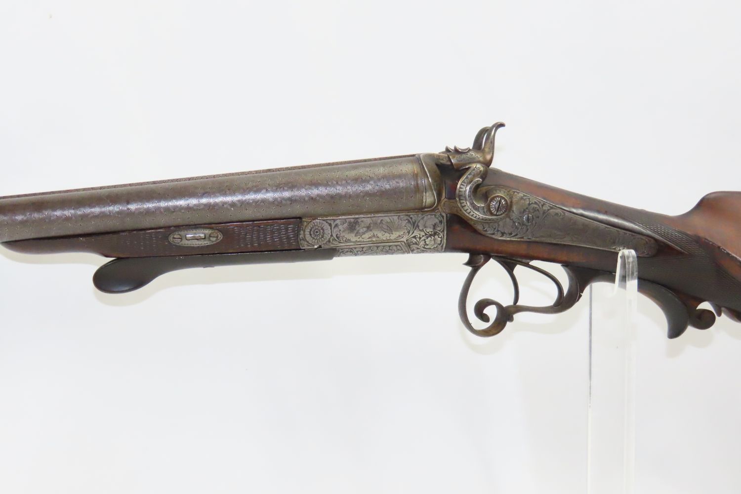 German Double Barrel Hammer Shotgun 6.08.21 C&R Antique 020 | Ancestry Guns