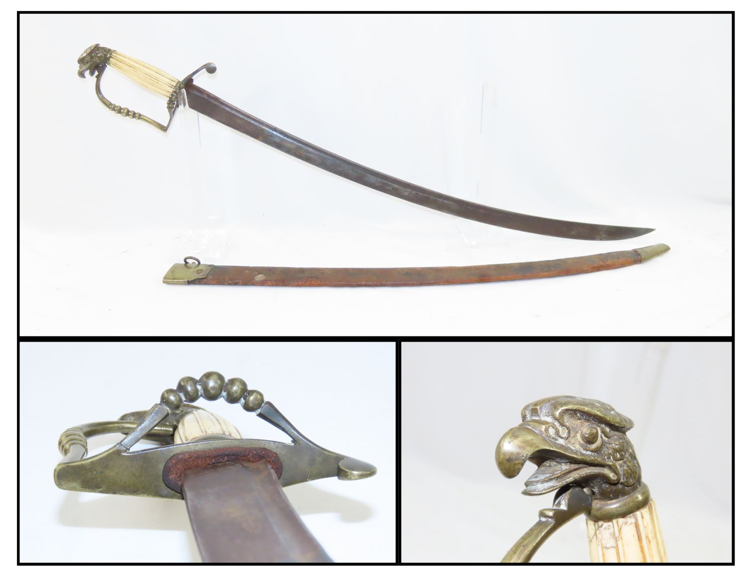 Horstmann Model 1840 Heavy Cavalry Saber 7.1.21 C&R Antique 001 ...