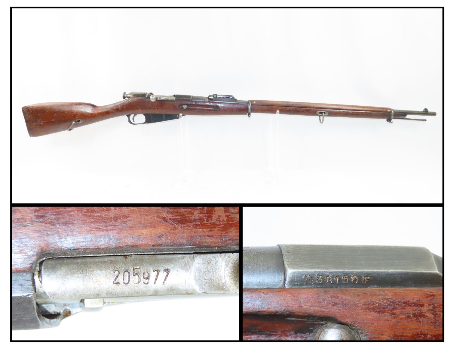 Imperial Russian izhevsk Model 1891 Rifle 8.16.21 C&R Antique 001 ...