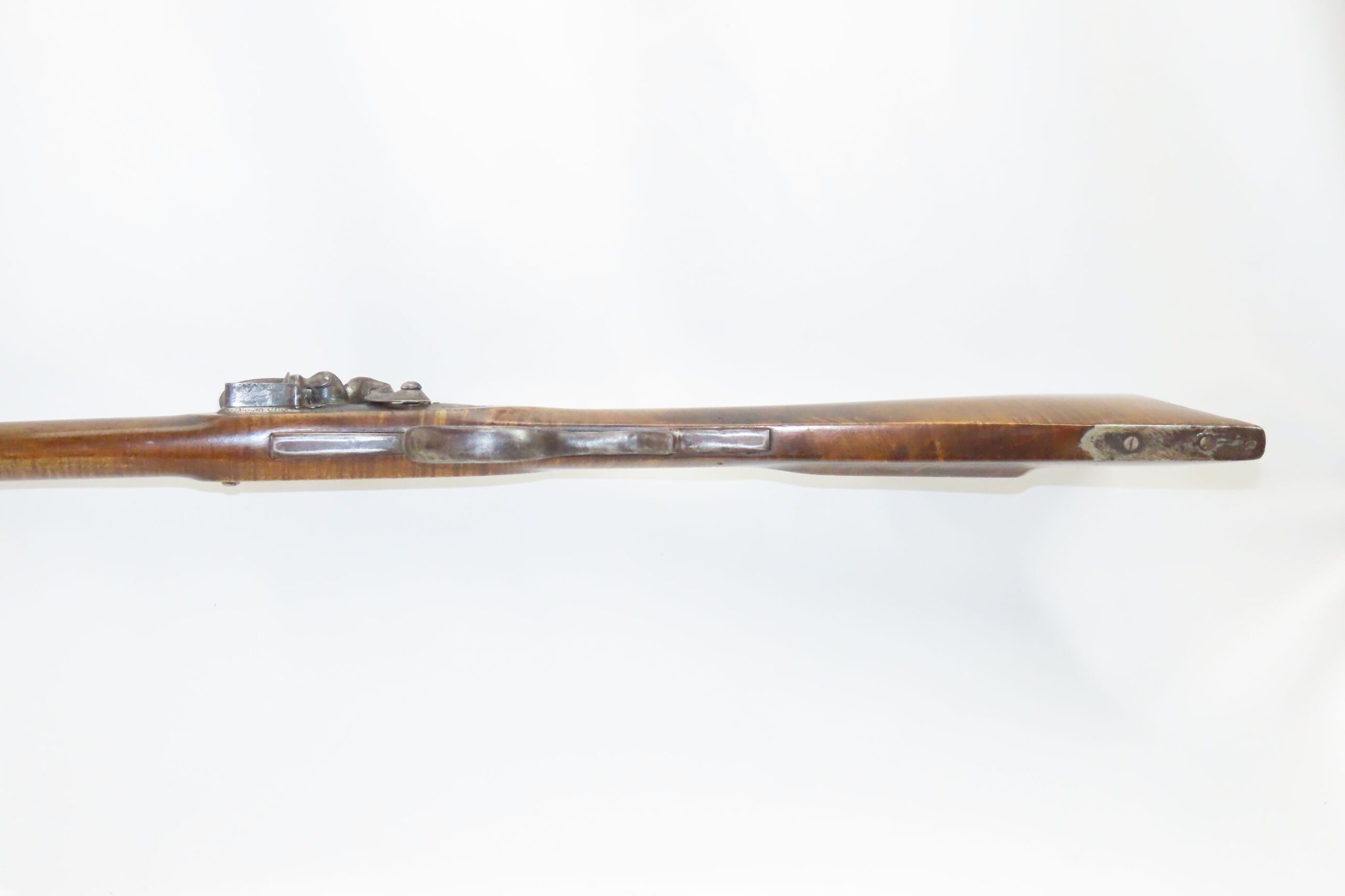 Left Handed Flintlock Rifle with Parisian Lock 9.22.21 C&RAntique007 ...