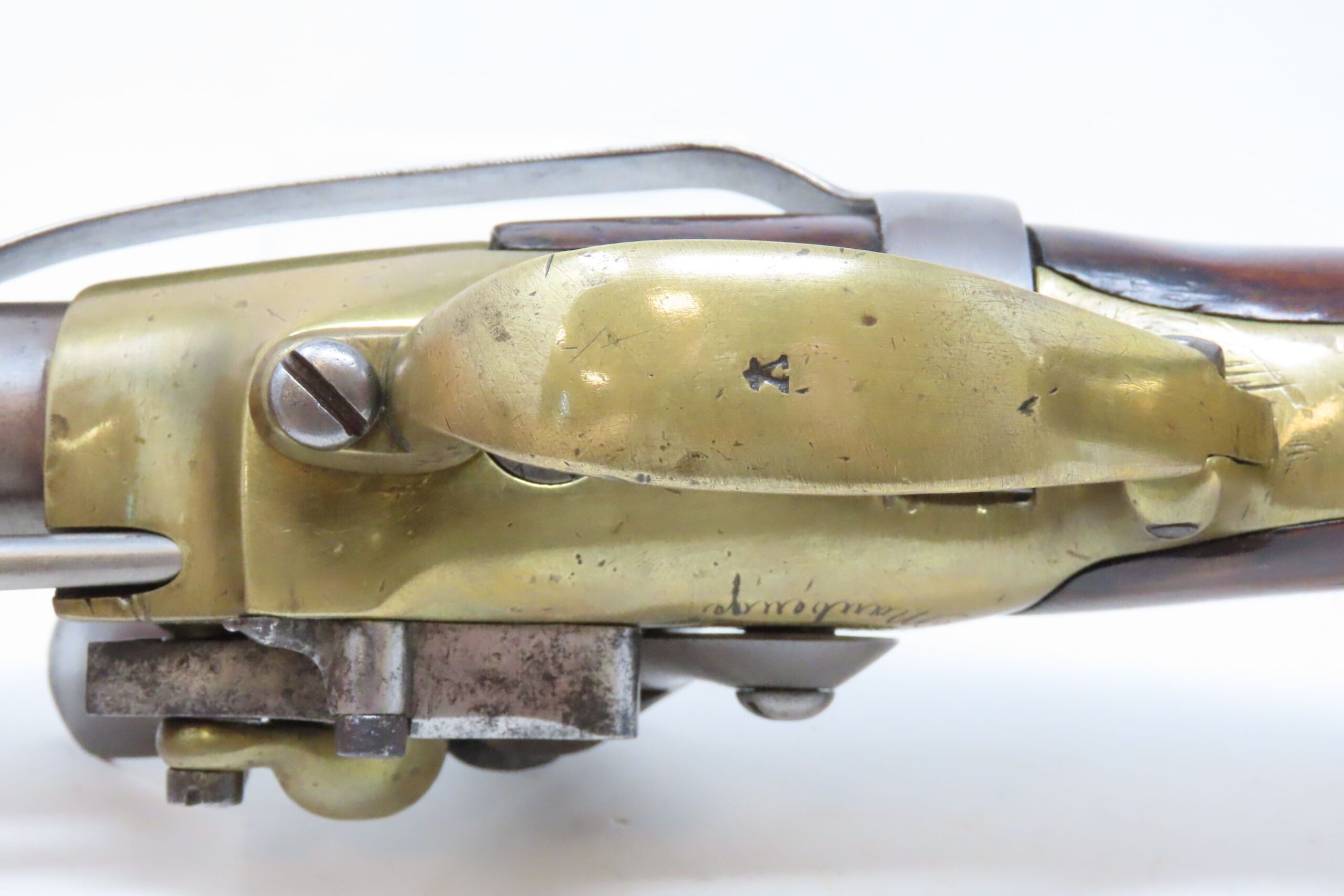 Revolutionary War Era French Maubeuge Model 1777 Flintlock PIstol 8.25. ...