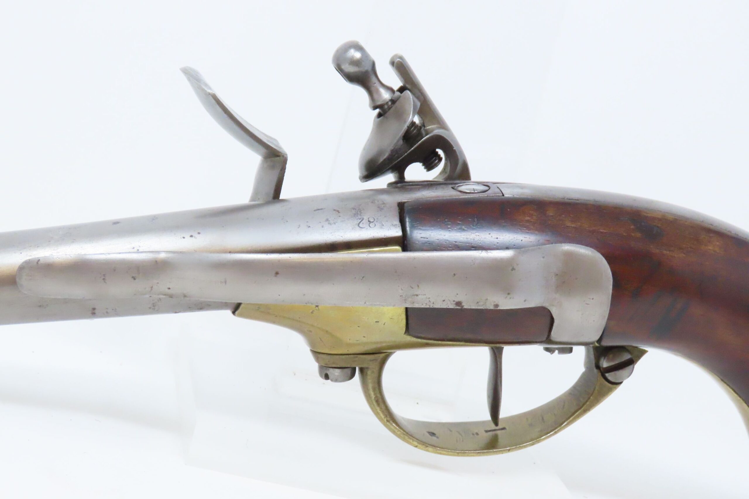 Revolutionary War Era French Maubeuge Model 1777 Flintlock PIstol 8.25. ...