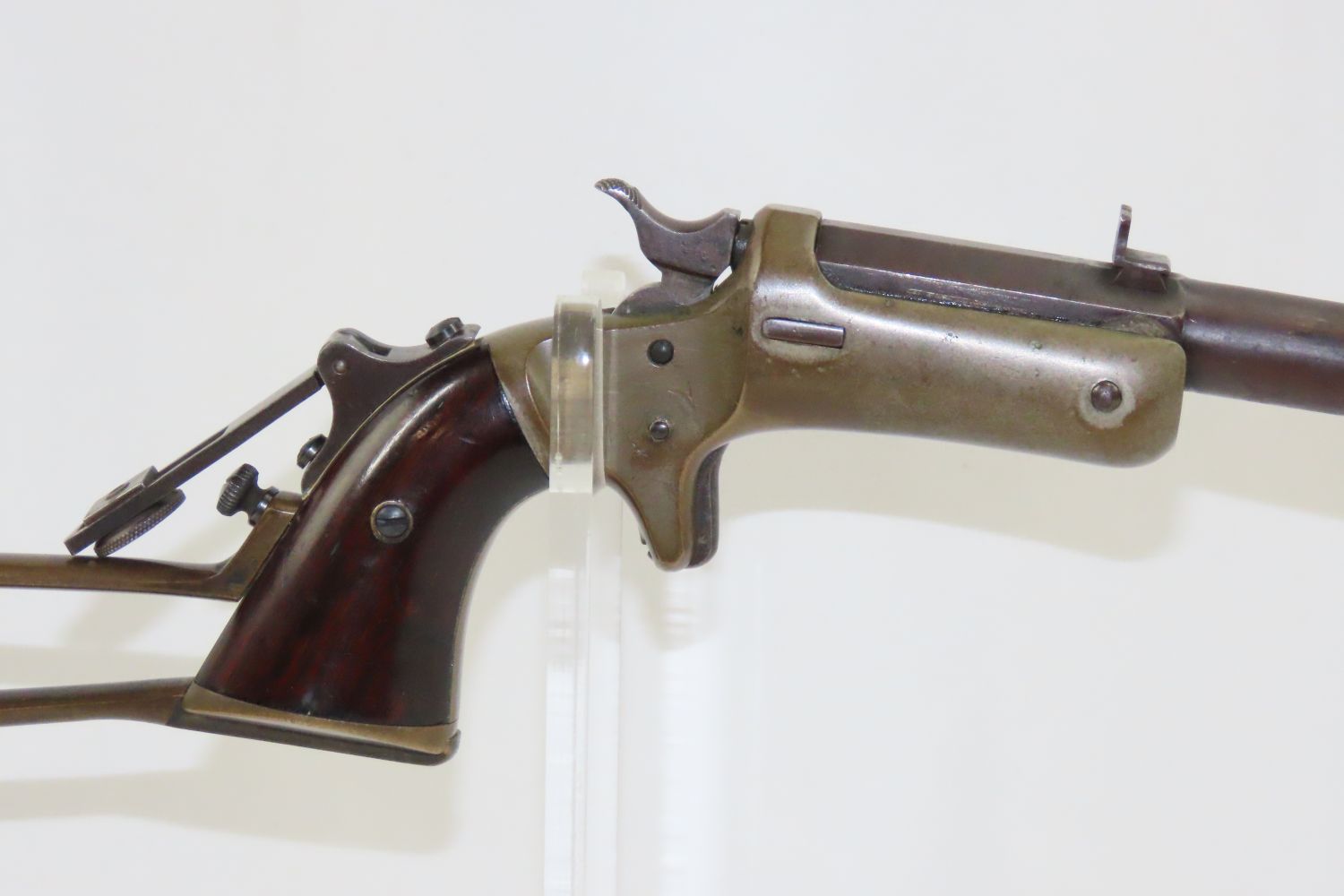 Stevens Vernier New Model Pocket Rifle with Shoulder Stock 6.09.21 C&R ...