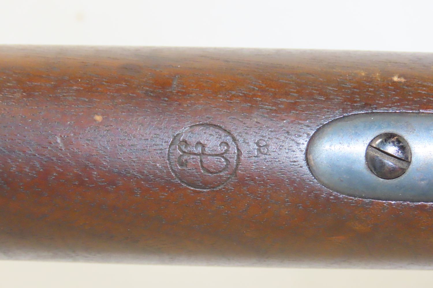 U.S. Springfield Trapdoor Rifle with Bayonet and Cartridge Box 7.8.21 C ...