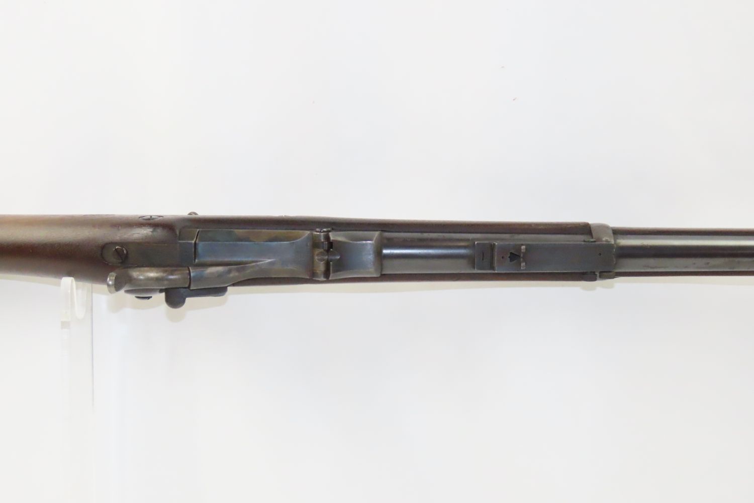 U.S. Springfield Trapdoor Rifle with Bayonet and Cartridge Box 7.8.21 C ...