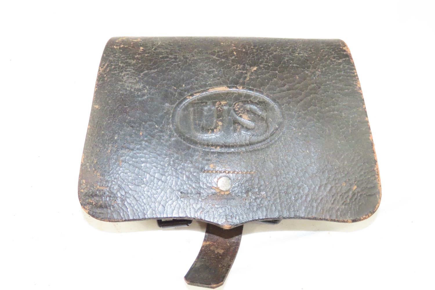 U.S. Springfield Trapdoor Rifle with Bayonet and Cartridge Box 7.8.21 C ...