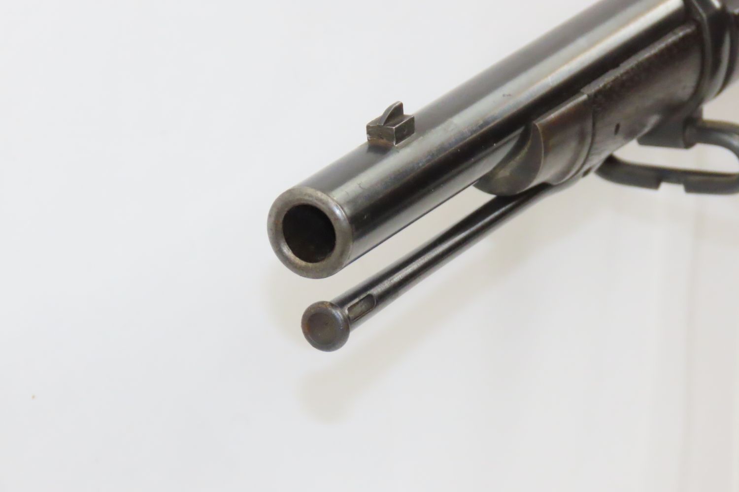 U.S. Springfield Trapdoor Rifle with Bayonet and Cartridge Box 7.8.21 C ...