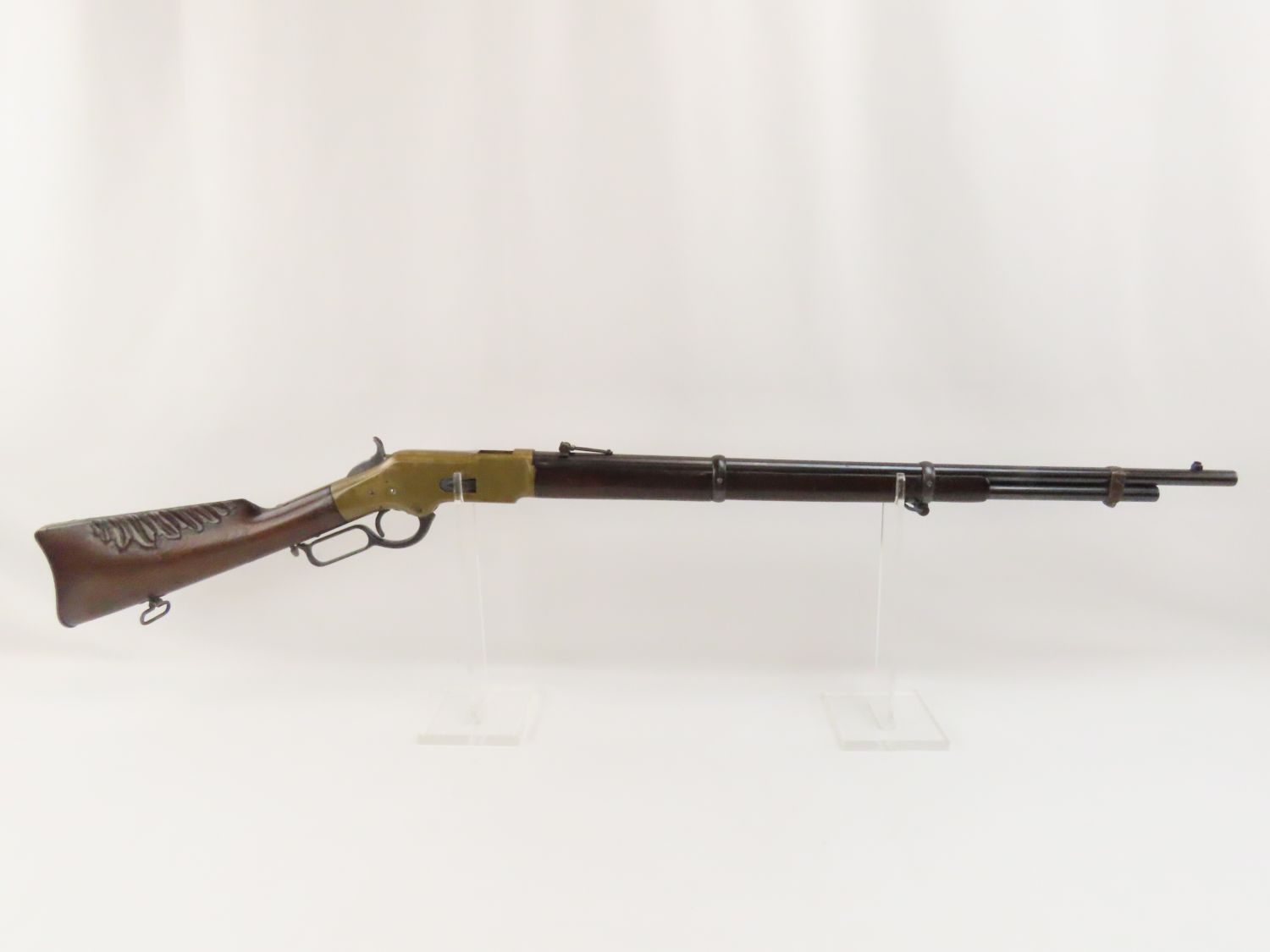 Winchester Model 1866 Lever Action Musket 3.18 C&R Antique017 ...