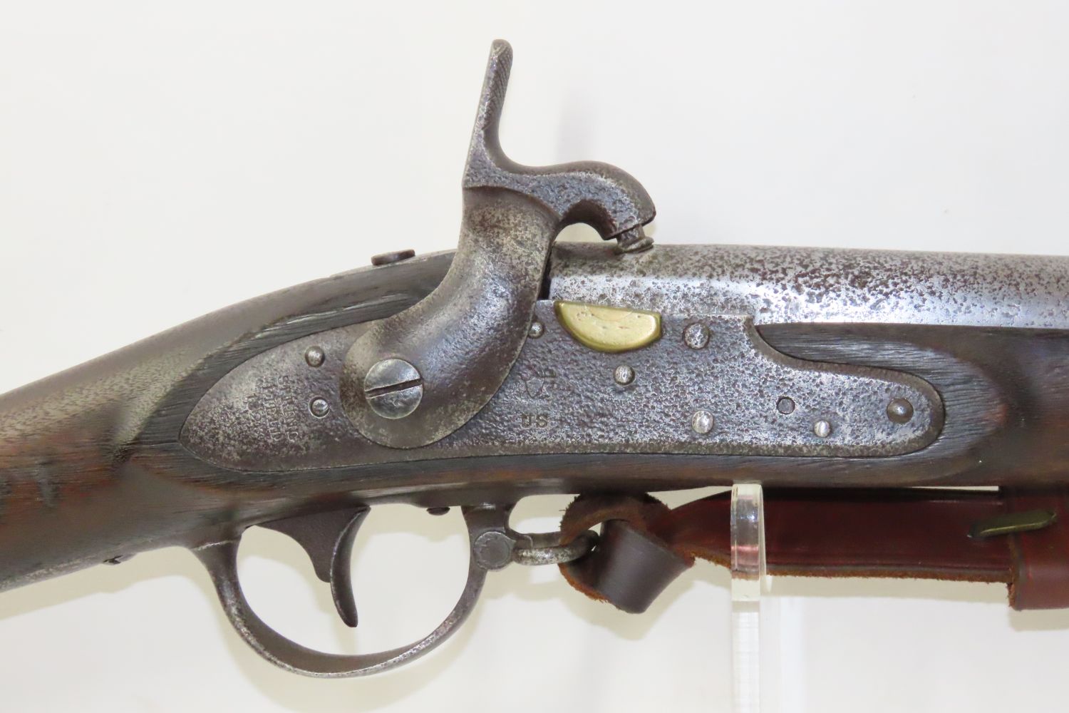 Belgian Percussion Conversion U.S. Springfield MOdel 1816 Musket 7.27. ...