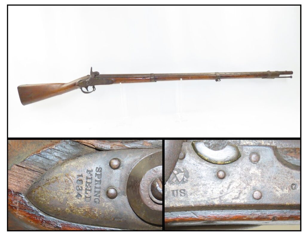 Converted U.S. Springfield Model 1816 Musket 8.16.21 C&R Antique 001 ...