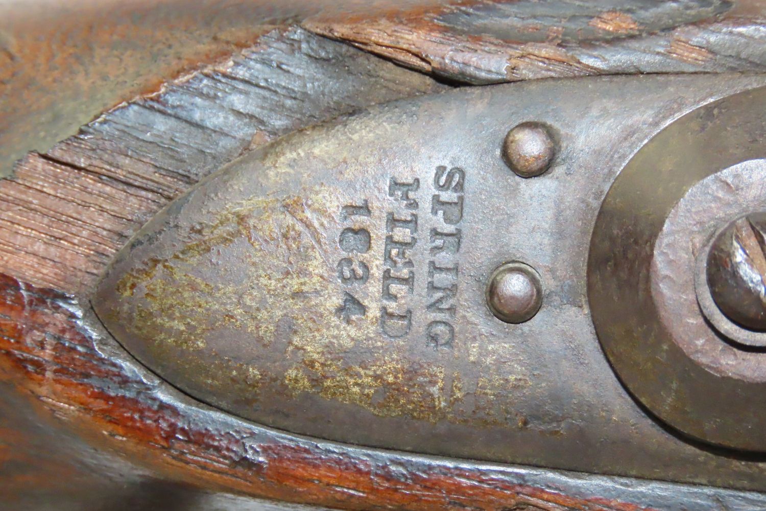 Converted U.S. Springfield Model 1816 Musket 8.16.21 C&R Antique 007 ...