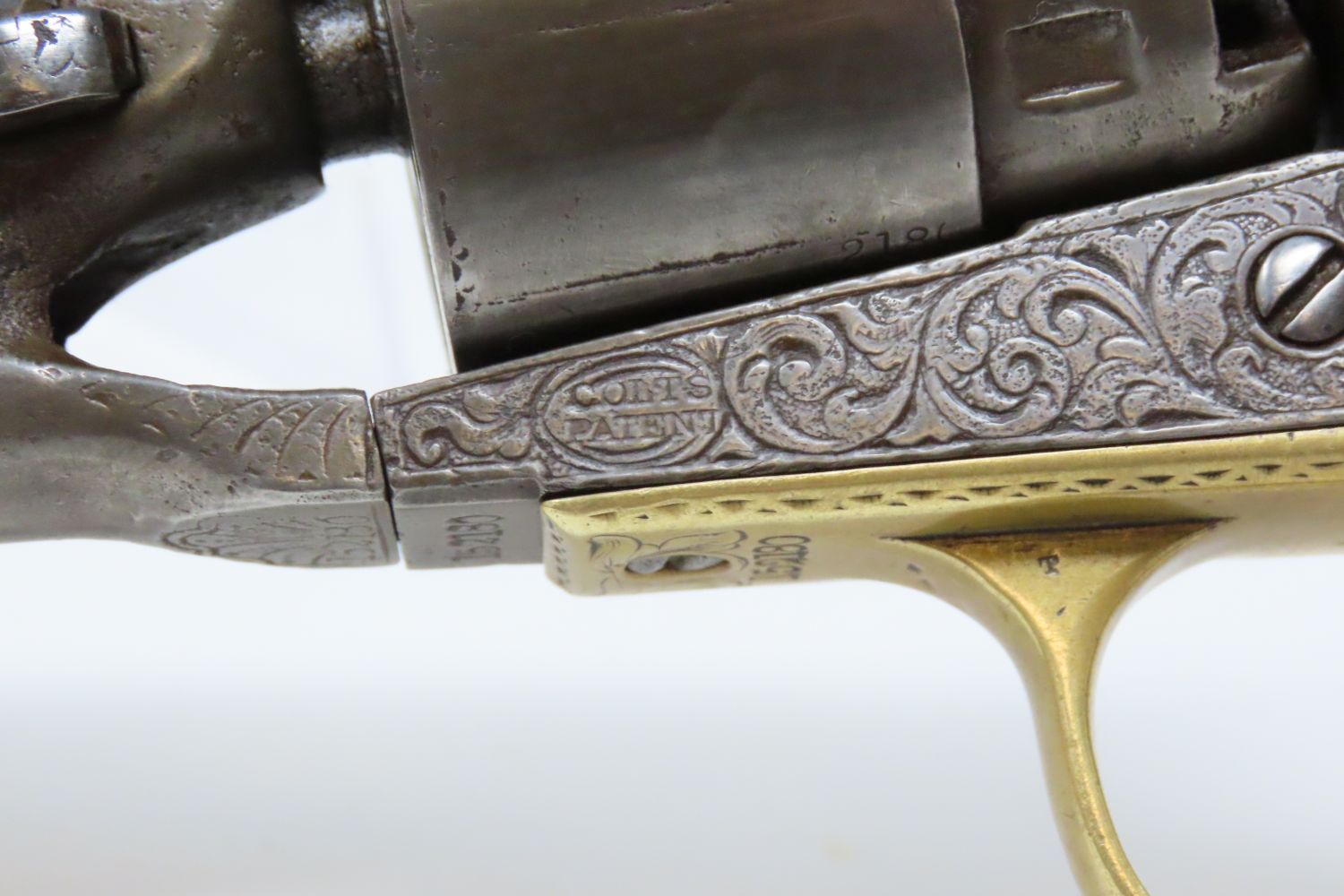 Engraved Civil War Era Colt Model 1860 Army Revolver 3.18.21 C&R ...