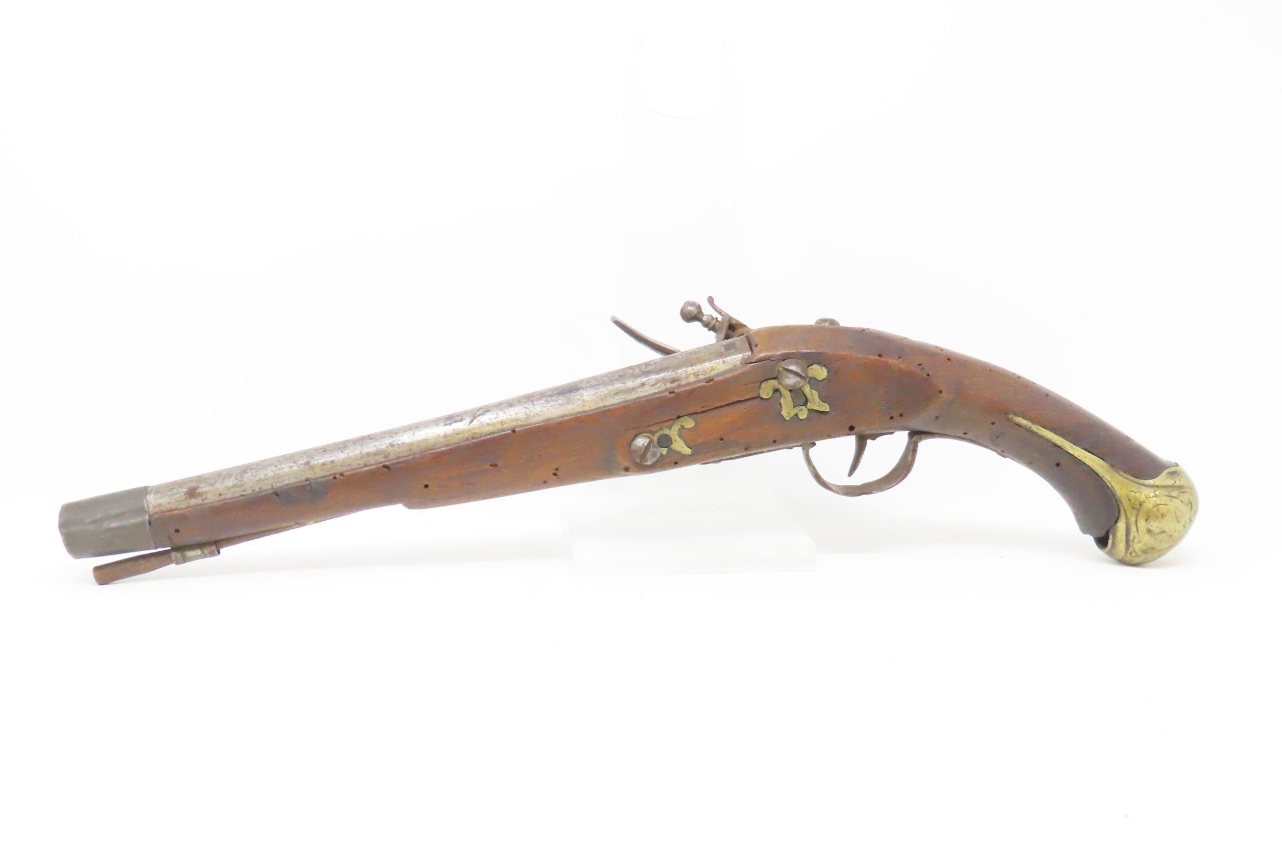 Engraved Flintlock Pistol 8.25.21 C&RAntique014 | Ancestry Guns