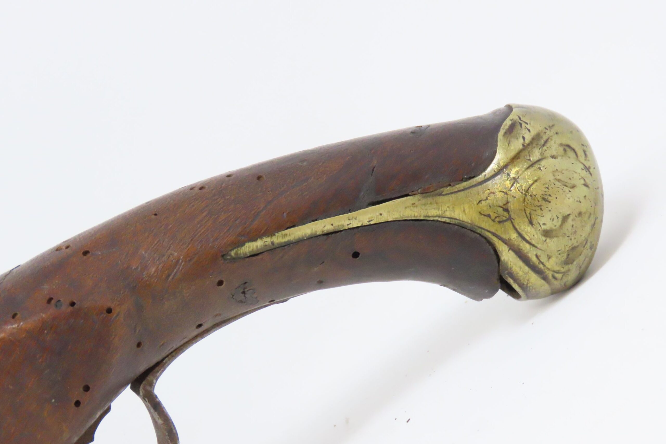 Engraved Flintlock Pistol 8.25.21 C&RAntique015 | Ancestry Guns