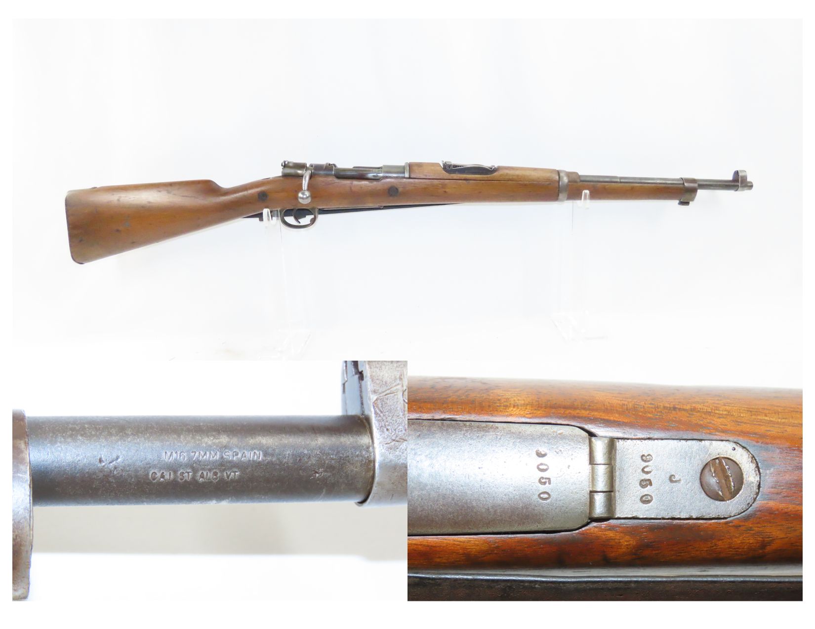 Spaish Model 1916 Mauser Short Rifle 9.10.21 C&RAntique001 | Ancestry Guns