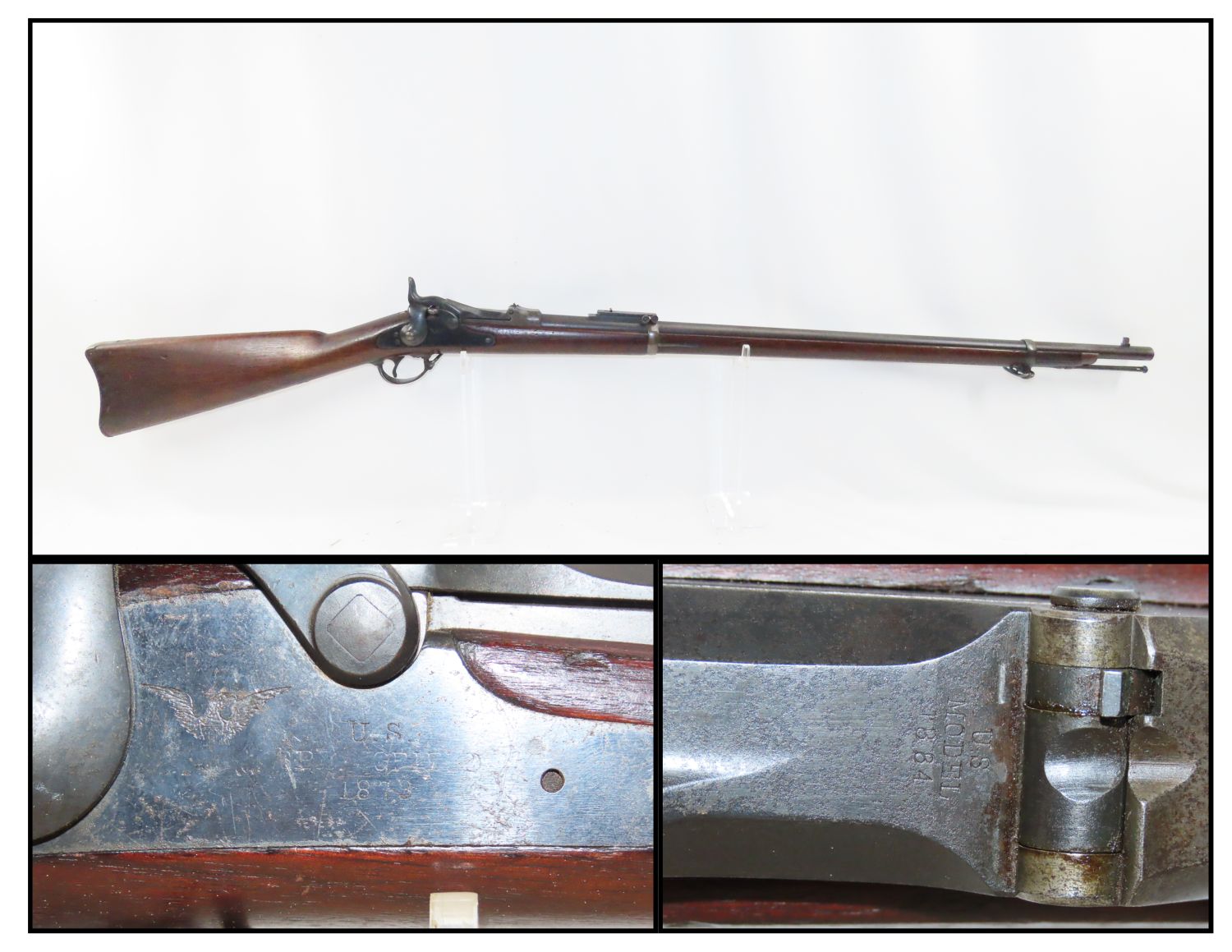 U.S. Springfield Model 1884 Trapdoor Rifle 7.21.21 C&R Antique 001 ...