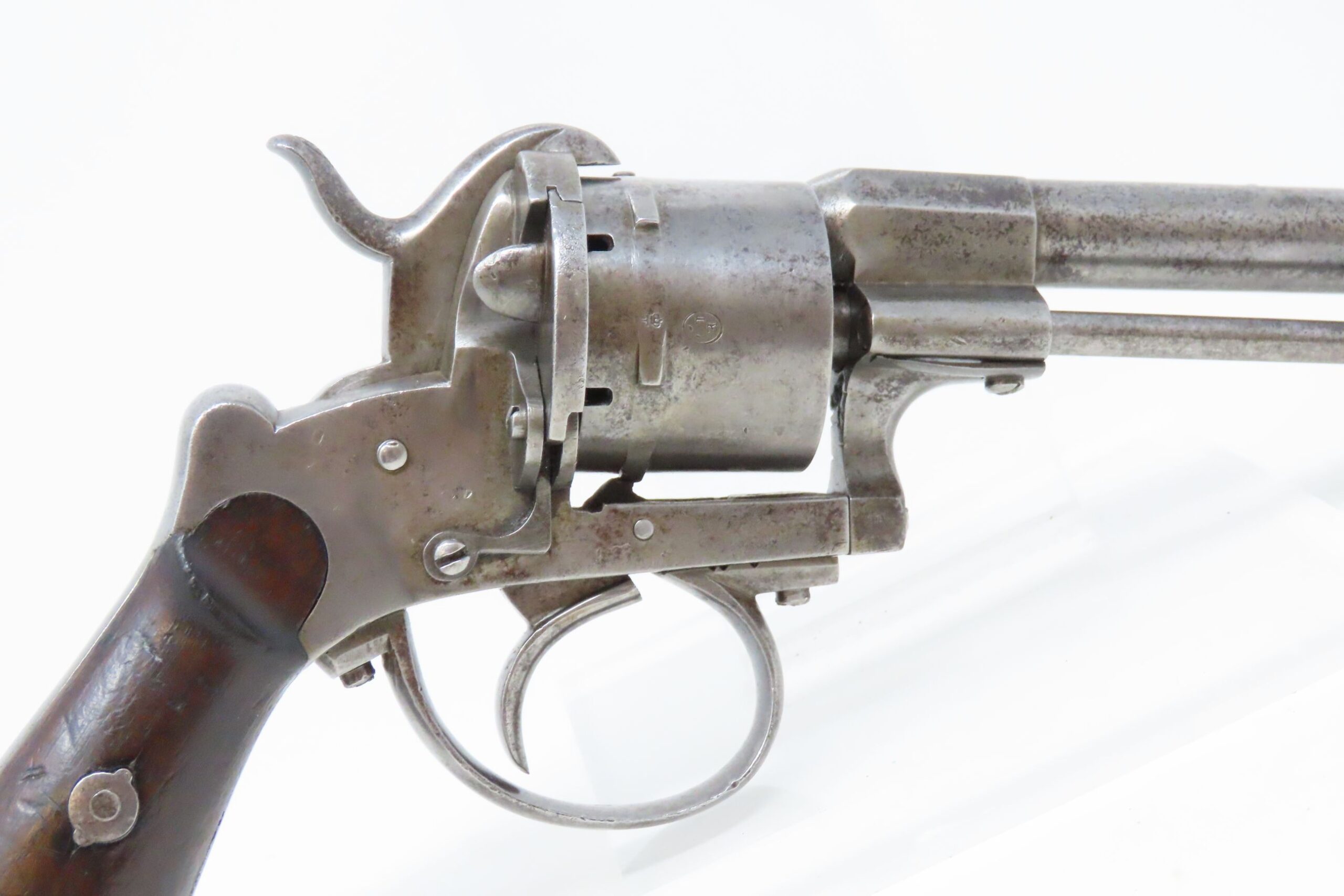 Belgian Pinfire Double Action Revolver 11.16.21 C&RAntique017 ...