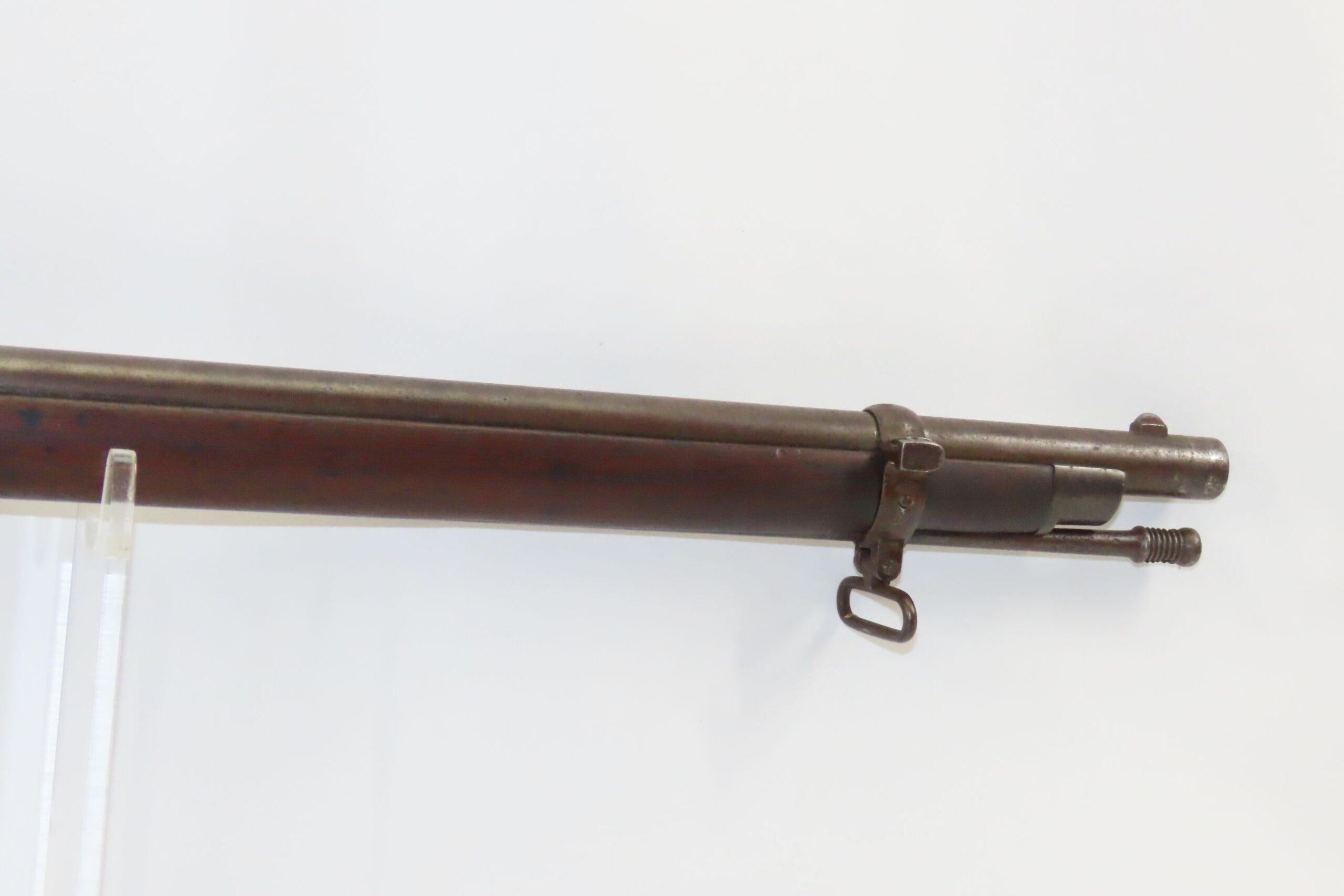 British Pattern 1858 Two Band Enfield Rifle with Bayonet 11.30.21 C ...