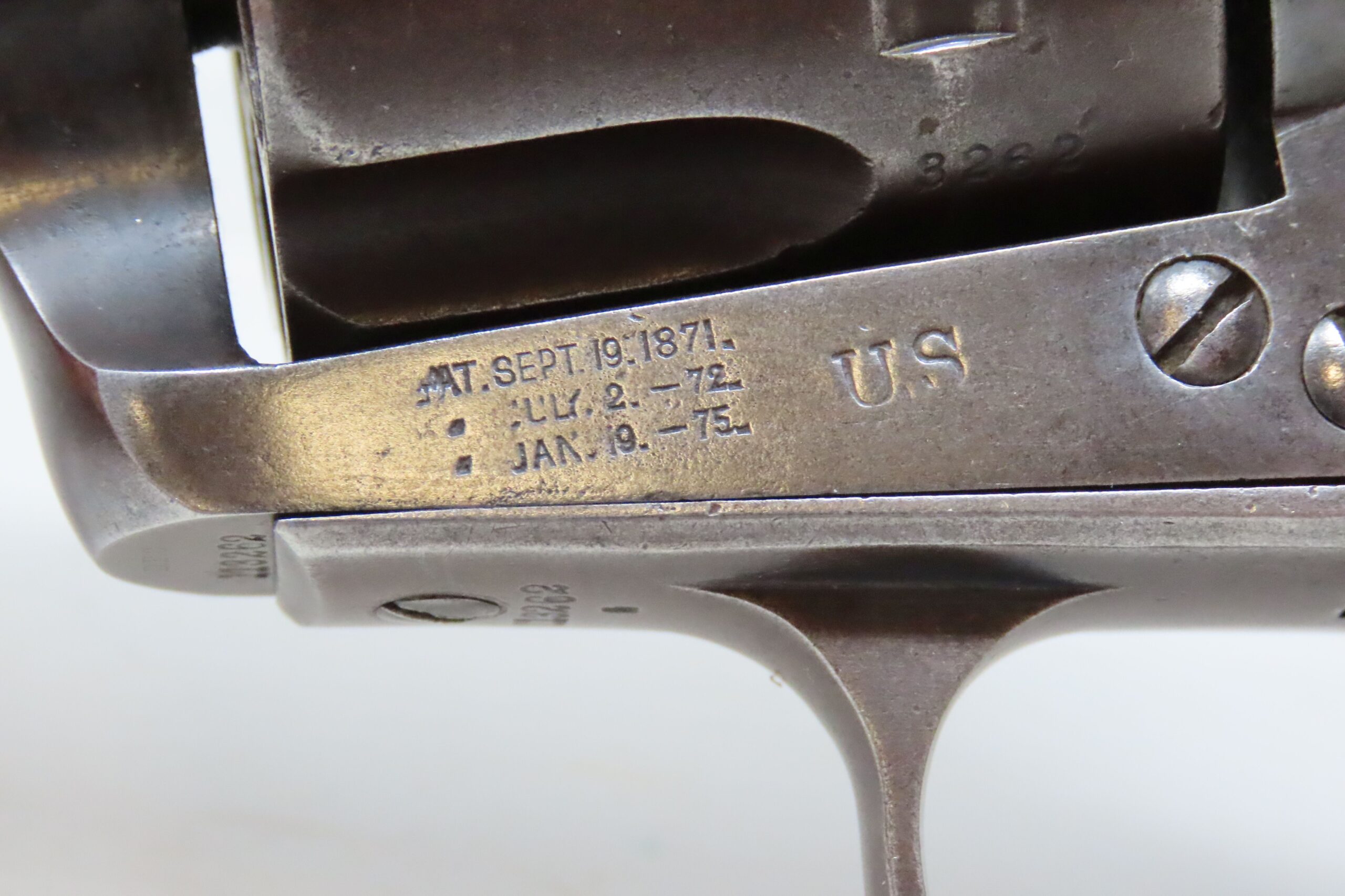 Colt Cavalry Model 1873 SAA Single Action Army Peacemaker Antique Black ...