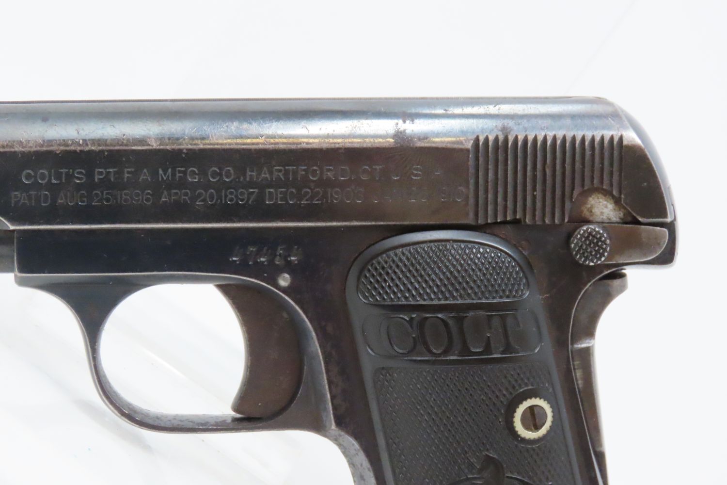 Colt Model 1908 Vest Pocket Pistol 8.9.21 C&R Antique 004 | Ancestry Guns