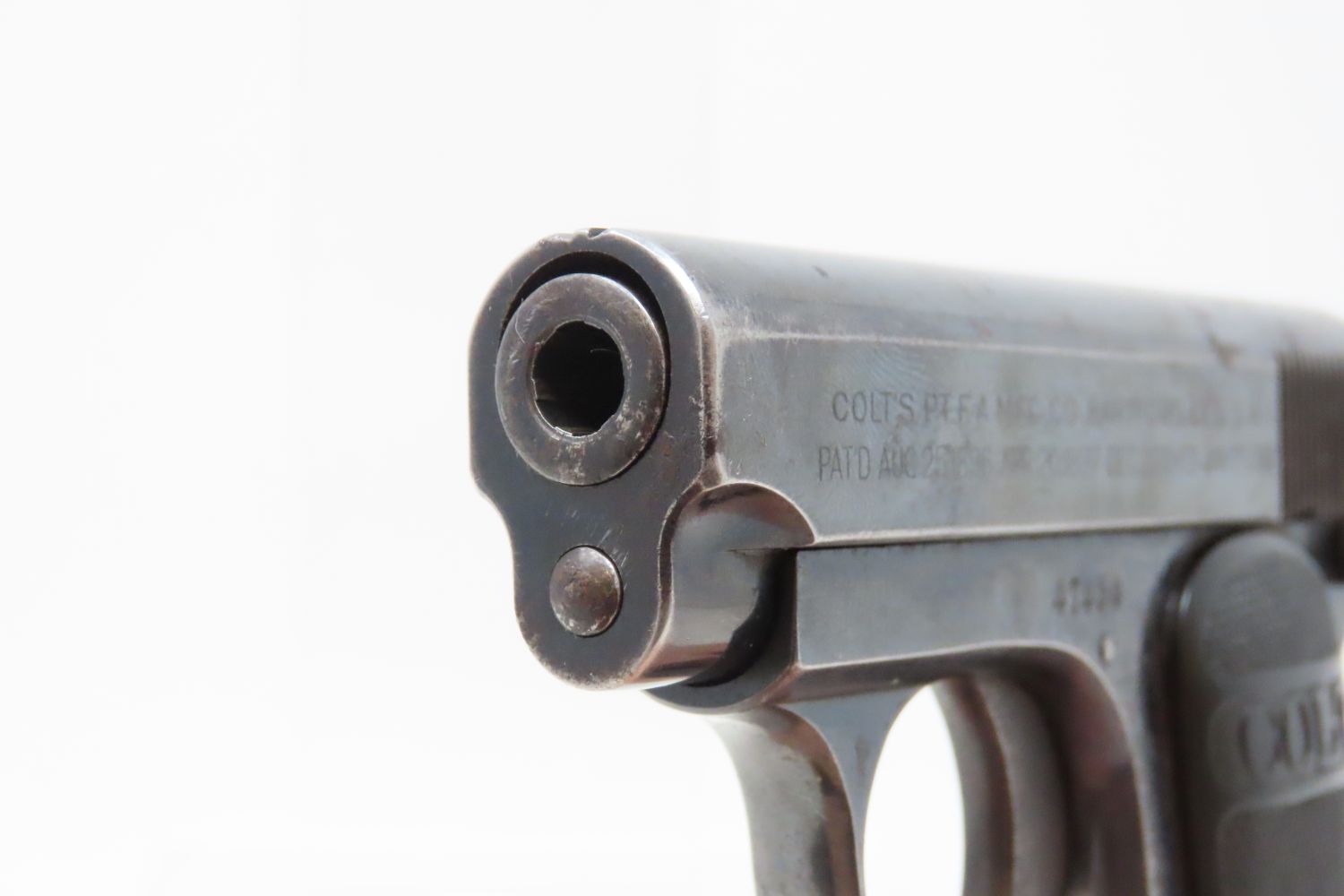 Colt Model 1908 Vest Pocket Pistol 8.9.21 C&R Antique 010 | Ancestry Guns