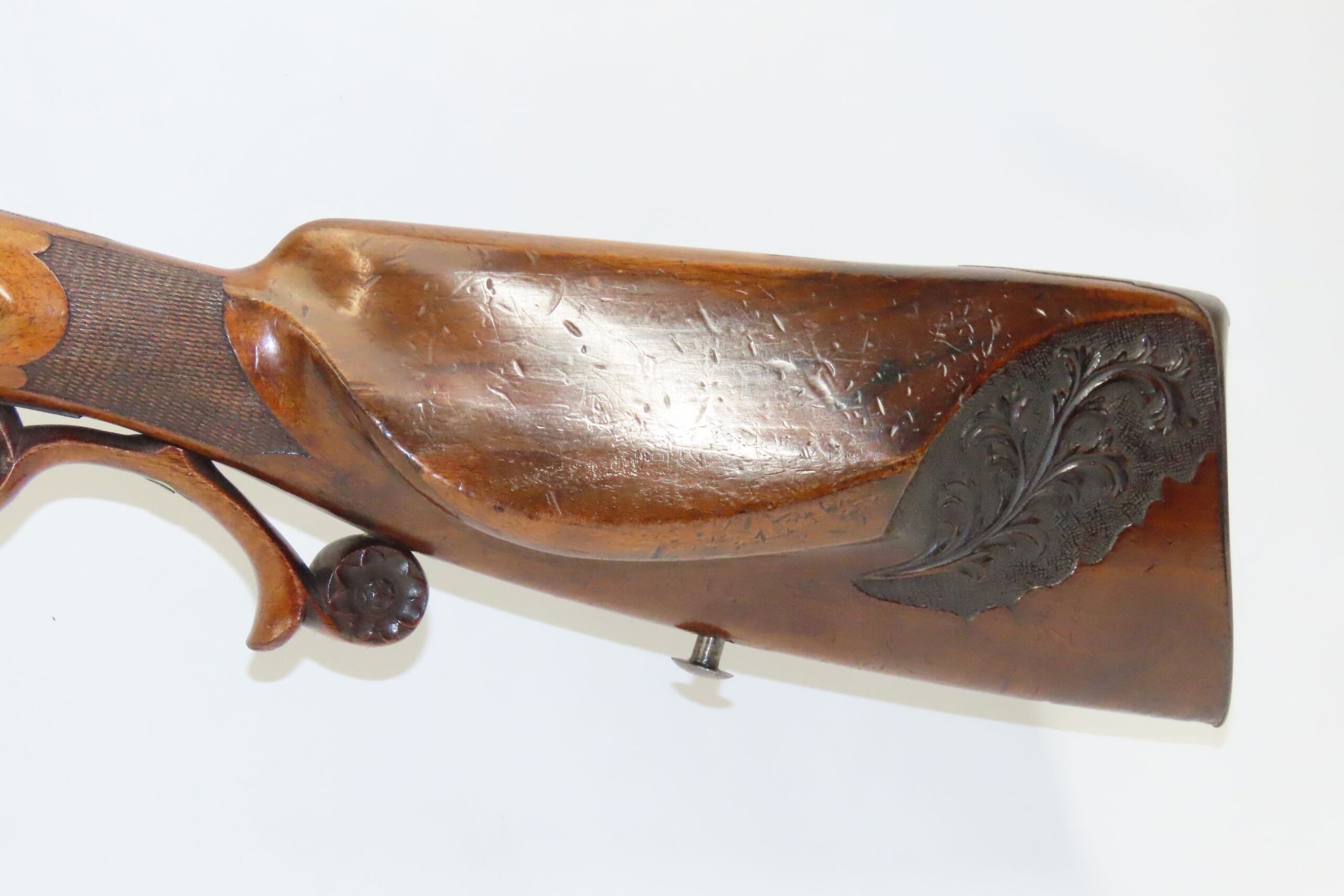 Engraved and Relief Carved Rieger of Munich Double Barrel Shotgun 8.30. ...