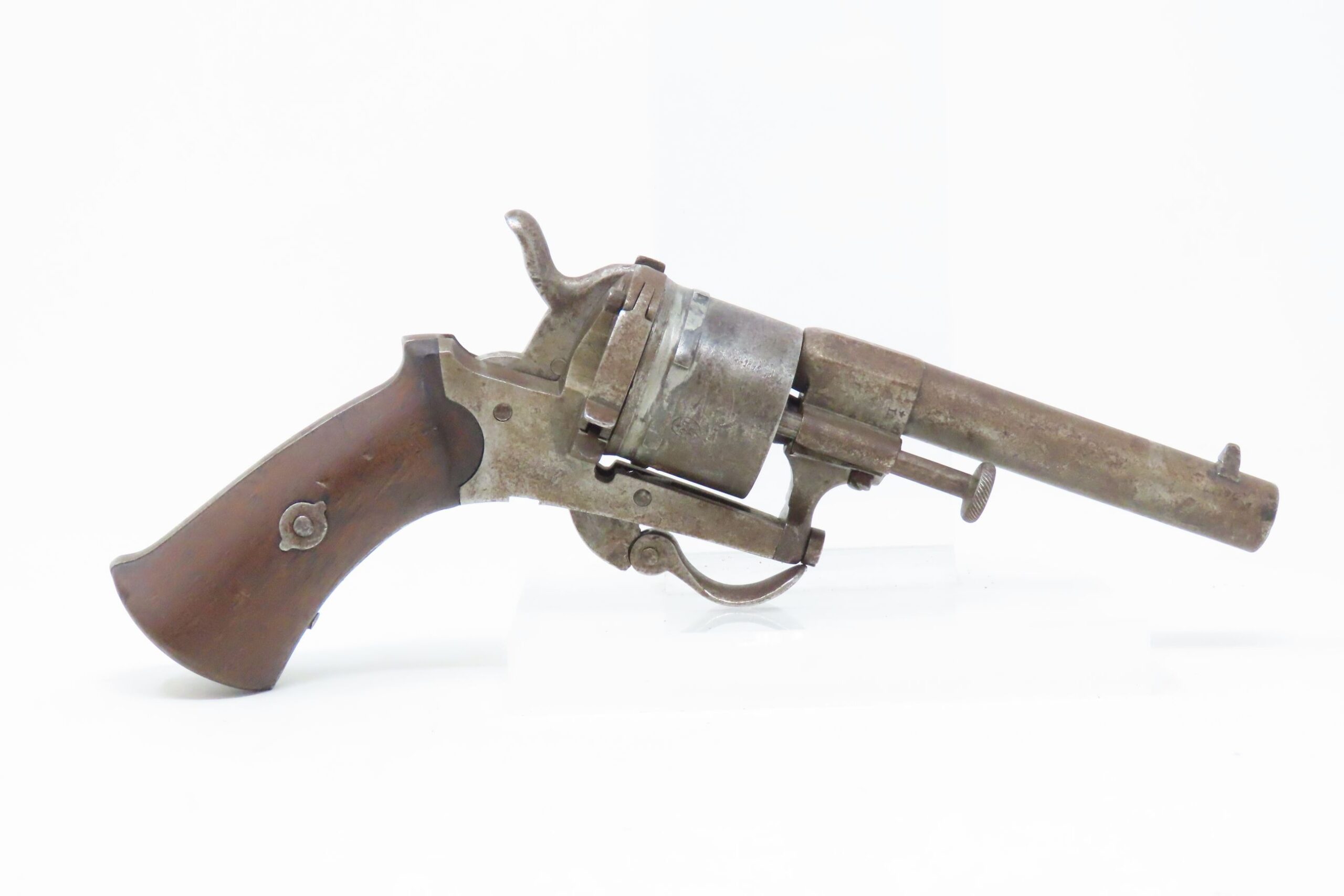 Liege Proofed Pinfire Revolver 11.17.21 C&RAntique014 | Ancestry Guns