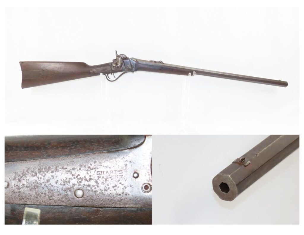 Rare Sharps Model 1853 Slant Breech Percussion Sporting Rifle 8.25.21 C ...