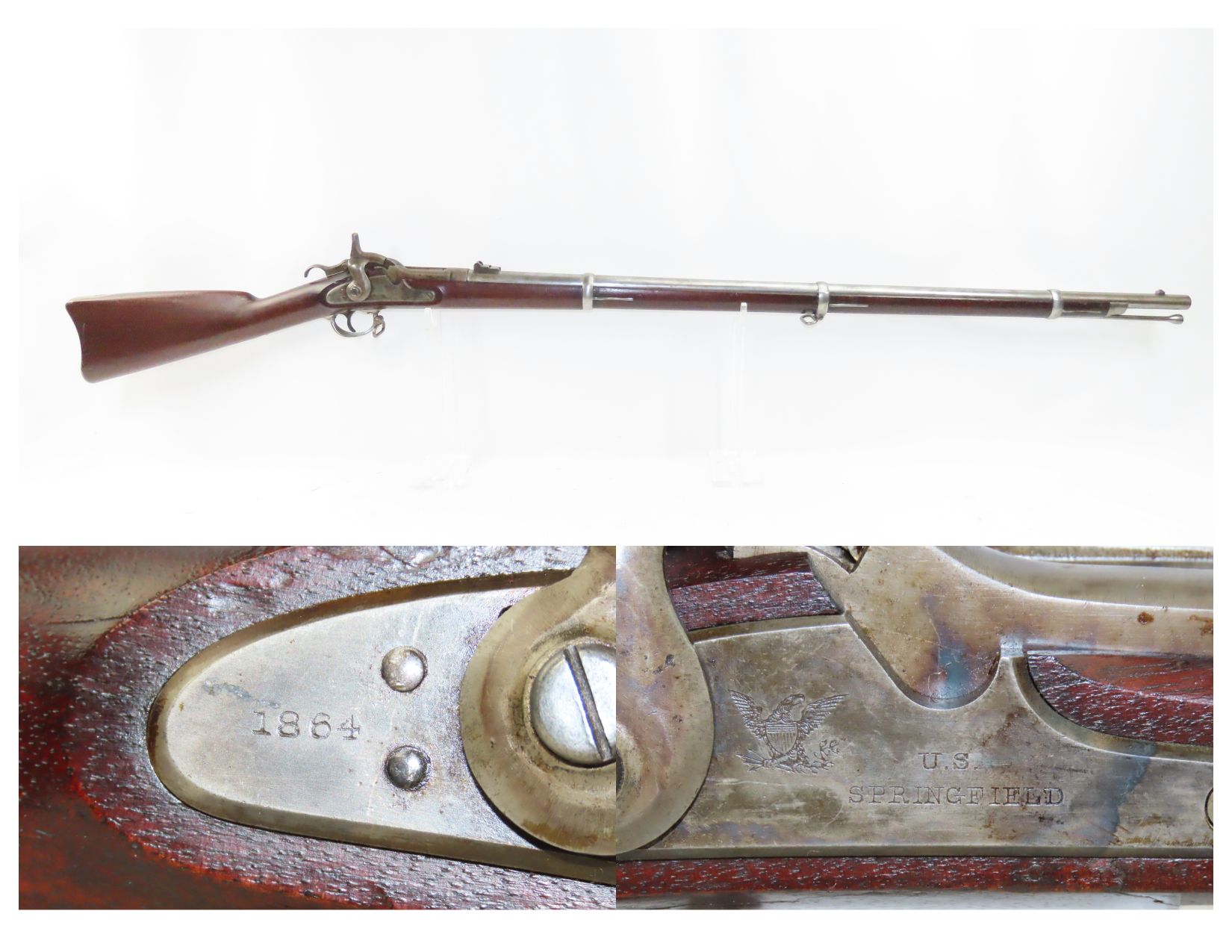 Robert Conversion Springfield Model 1863 Type II Rifle Musket 8.27.21 C ...