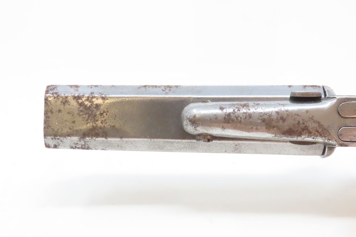 Side by Side Folding Trigger Pinfire Pistol wtih Flip Up Bayonet 8.3.21 ...